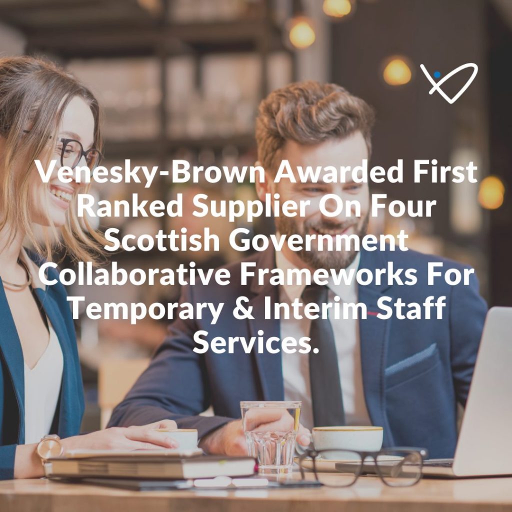 Venesky-Brown Awarded First Ranked Supplier On Four Scottish Government ...
